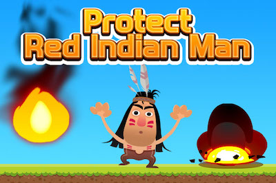 Protect Red Indian Man - DoomsPlay Games